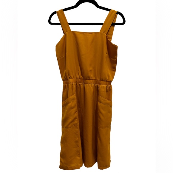 miaminx | Dresses | Nwot Mia Minx Yellow Strappy Dress With Elastic ...